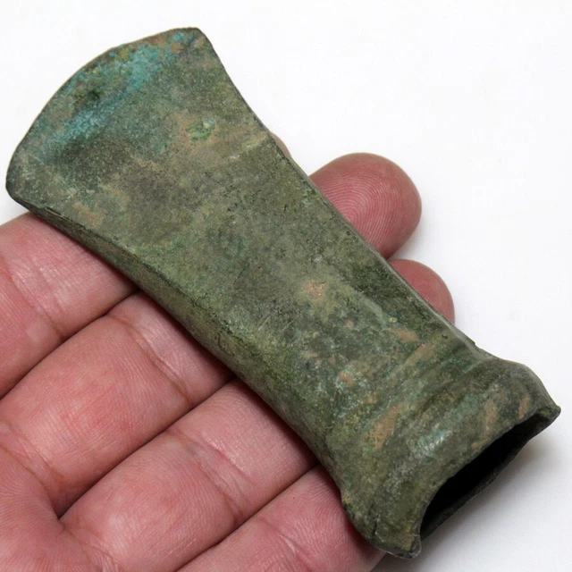 BRONZE AGE ANCIENT Greek bronze socketed Axe, circa 2500-1500 BC £21.00 ...