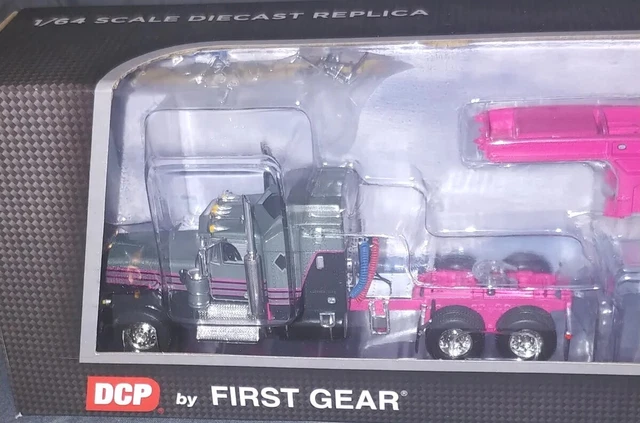 DCP FIRST GEAR 1/64 Kenworth W900A Aerodyne & Rogers Vintage Lowboy, 60 ...