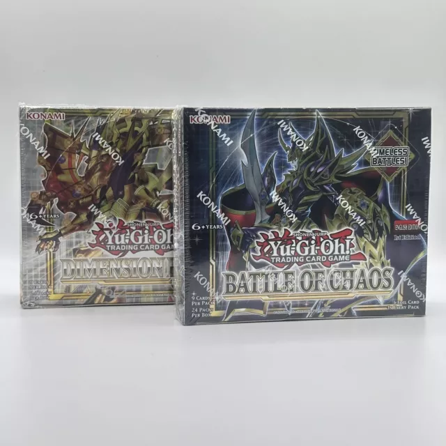 BATTLE OF CHAOS Booster Box Yugioh / Yu-gi-oh New And Sealed & Dimension Force £114.99 - PicClick UK