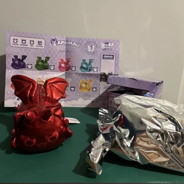APHMAU MEEMEOWS GEMSTONE Dragons Common Ruby Red Cat 6” Plush Limited ...