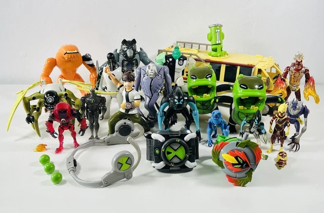 LARGE BEN 10 Figures Bundle Ben 10 Toys Job Lot X 17, Omnitrix Watch ...