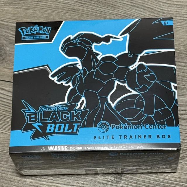 POKÉMON BLACK BOLT Pokemon Center Elite Trainer Box ETB Sealed With ...