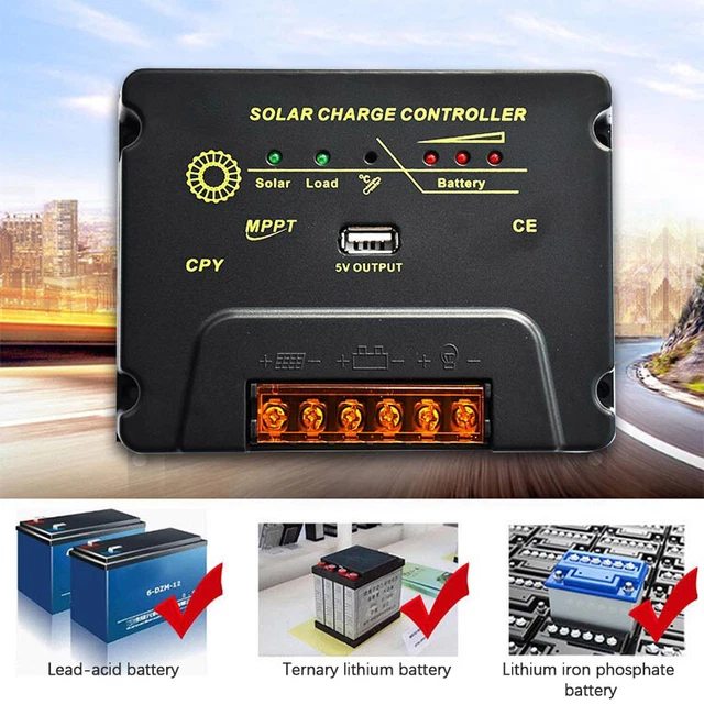 20A MPPT SOLAR Charge Controller MPPT Solar Controller Solar Regulator ...