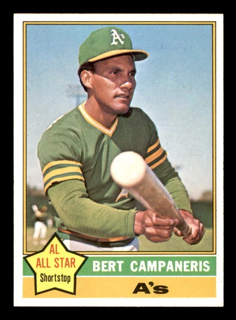1976 TOPPS BASEBALL #580 Bert Campaneris comme neuf/mt *d3 EUR 11,21 ...