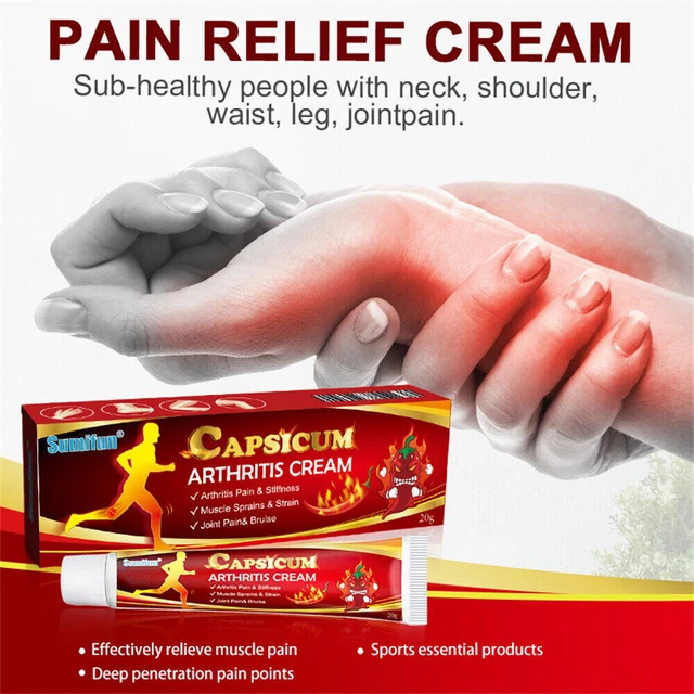 CAPSICUMSUMIFUN HOT PEPPER Sliding Film Cream for Joint Neck Shoulder ...