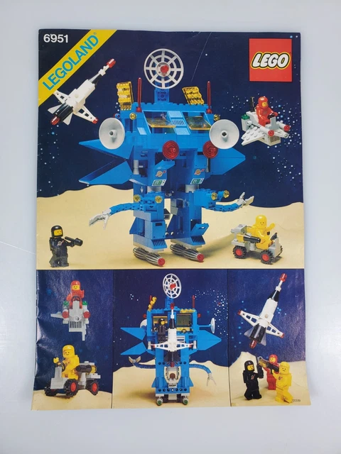 LEGOLAND #6951 ROBOT Command Center Instructions Manual Vintage 1984 ...