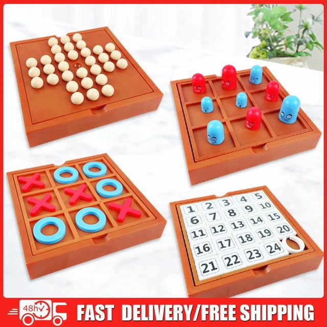 PRACTICE LOGIC THINKING Tic Tac Toe Board Game Tic Tac Toe Toys for ...