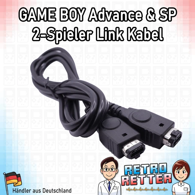 GBA & GBA SP 2 Spieler Link Kabel GameBoy Advance + SP Player Connect ...