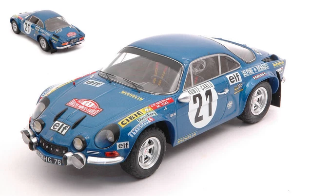RENAULT ALPINE A110 #21 Rally Monte Carlo 1973 Nicolas / Vial 1:24 ...