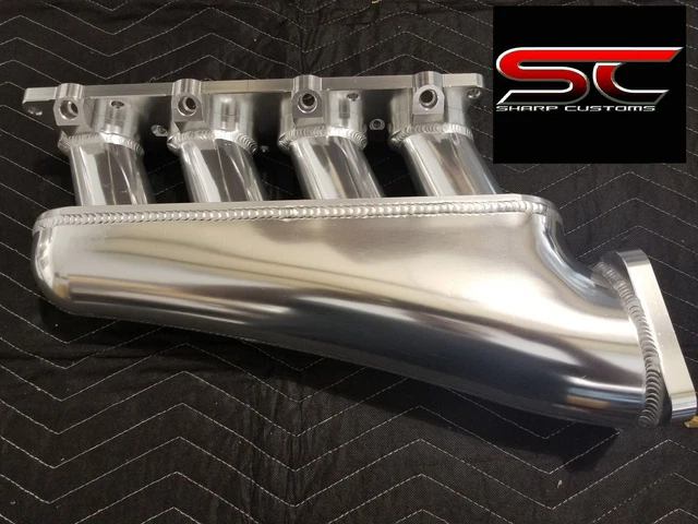 HONDA K20 K24 Sheet Metal Fabricated Intake Manifold K Swap Civic B18 ...