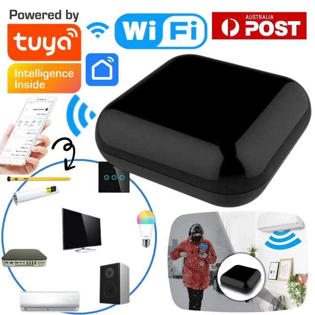 SMART UNIVERSAL REMOTE CONTROLLER WIFI IR RF Tuya Home Life APP Alexa ...