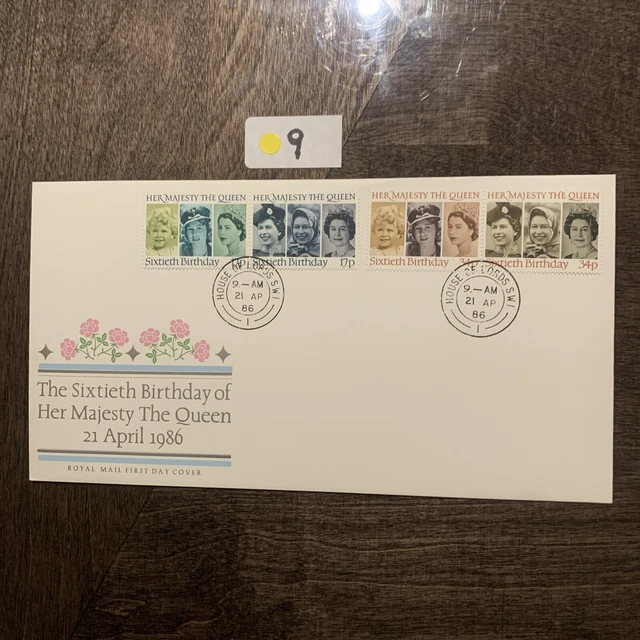FDC GB 1986 60th Birthday Queen Mother Special HOUSE Of LORDS CDs ...