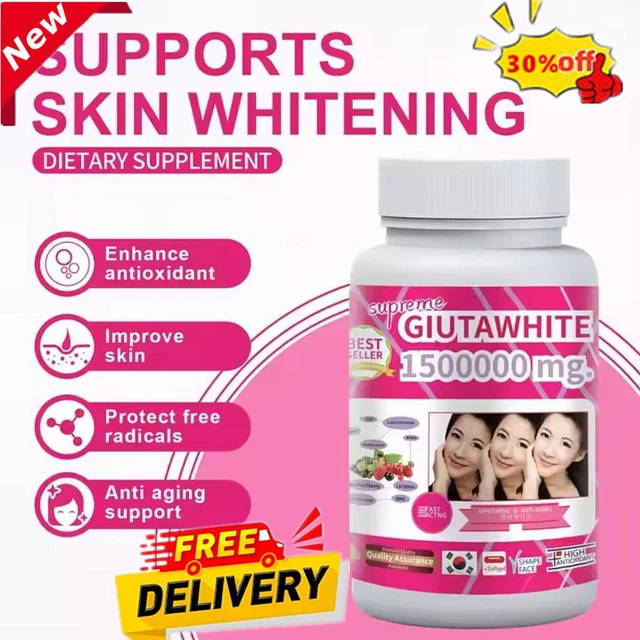 GLUTA WHITE 150000MG. Glutathione Skin Whitening 90 Softgel Capsules £7 ...