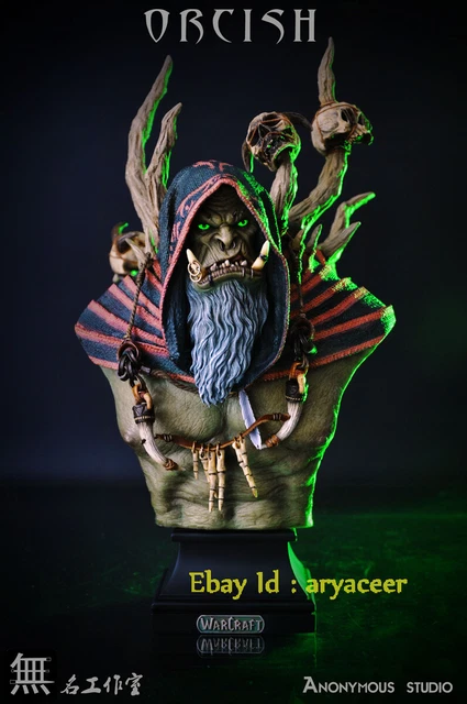 ANONYMOUS STUDIO WARCRAFT 1/4 Gul'dan Statue Collectible Figure Model ...
