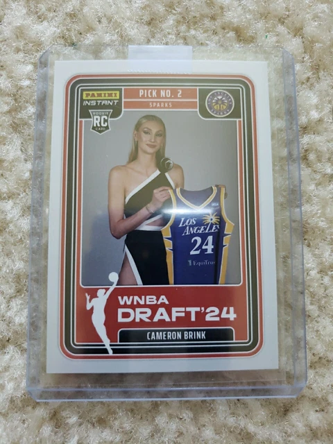CARTE RECRUE CAMERON Brink 2024-25 Panini Instant WNBA Draft Night ...