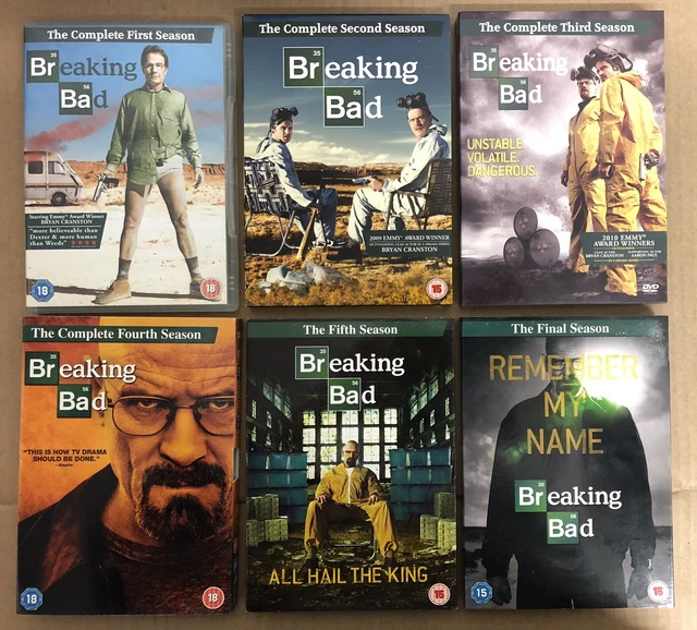 BREAKING BAD COMPLETE Season 1-6 (DVD) Bryan Cranston, Aaron Paul, LIKE ...