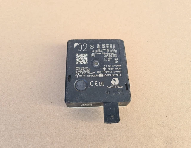 ORIGINAL MERCEDES-BENZ RADARSENSOR Steuergerät radar unit A0009056715 ...