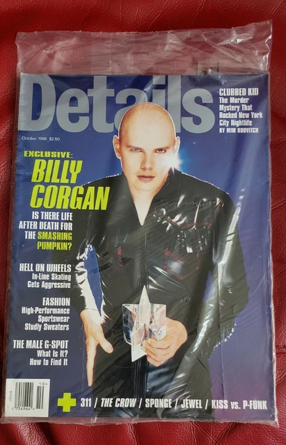 DETAILS MAGAZINE ⭐BILLY CORGAN on Cover ⭐ October 1996 ⭐ Sealed! Brand ...