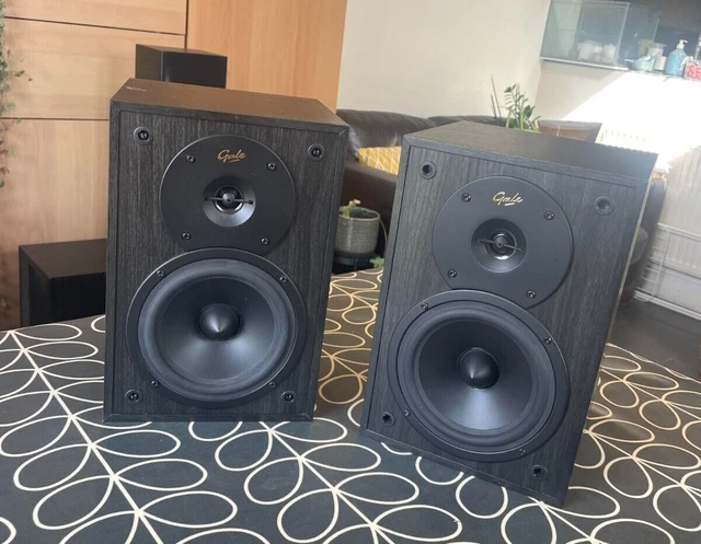 GALE MINI MONITOR bookshelf speakers (pair) in black ash. £18.00 ...