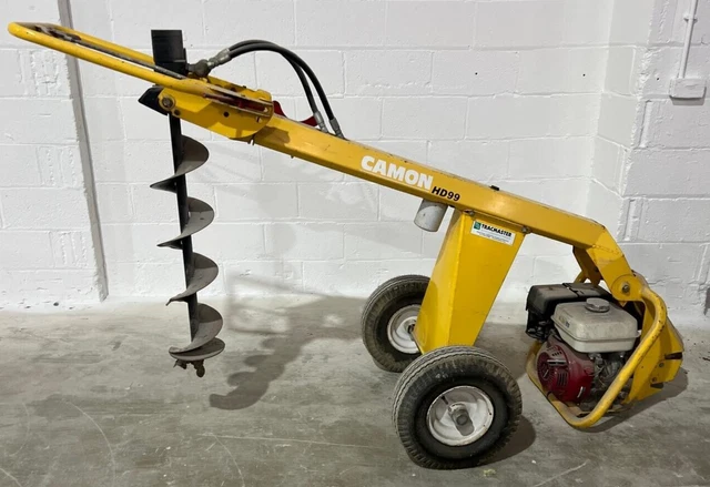 GROUNDHOG HD99 Hydraulic One Man Post Hole Borer Auger Digger / towable ...