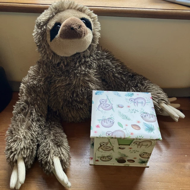 SLOTH STORAGE BOX With Notelets NEW Plus Ravensden Collection Sloth ...
