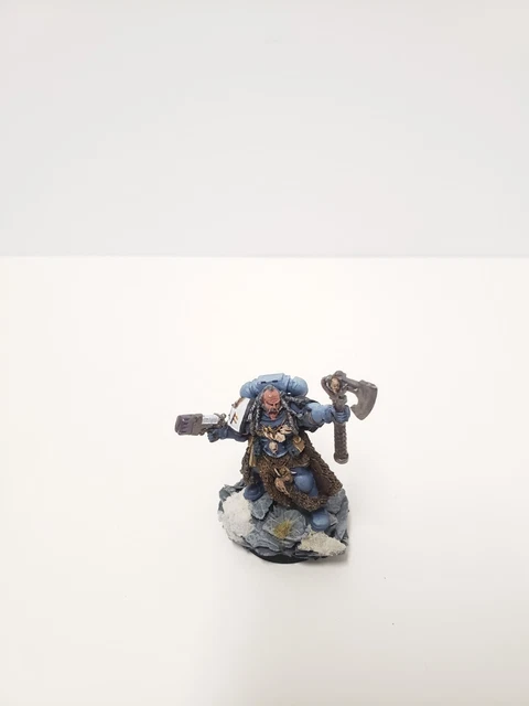 WARHAMMER 40K SPACE Wolves Runenpriest Rune Priest metallo EUR 17,95 ...