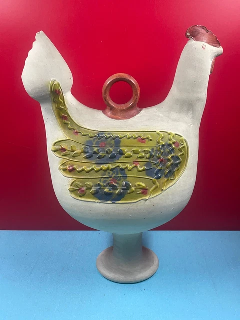 LOT DE 2 Pichet zoomorphe, coq, poule, Céramique Espagne, 1970 25 & 39 cm EUR 69,00 - PicClick FR