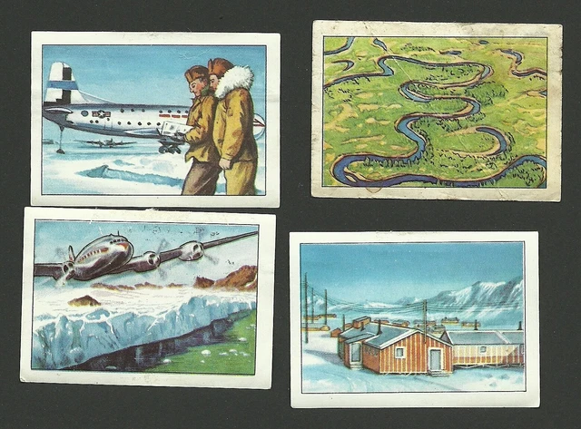 AVIATION AIRPLANES TRANS Polar Airlines 1960s Nestle Sticker Stamps ...