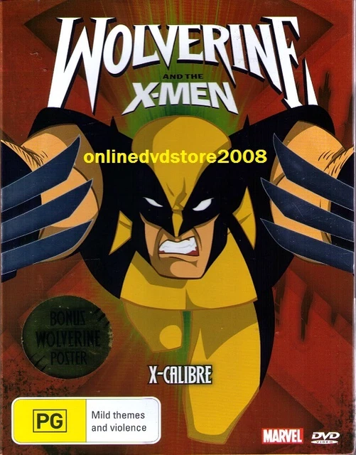 WOLVERINE & THE X-MEN X-CALIBRE Kids Animation ACTION DVD (NEW SEALED ...
