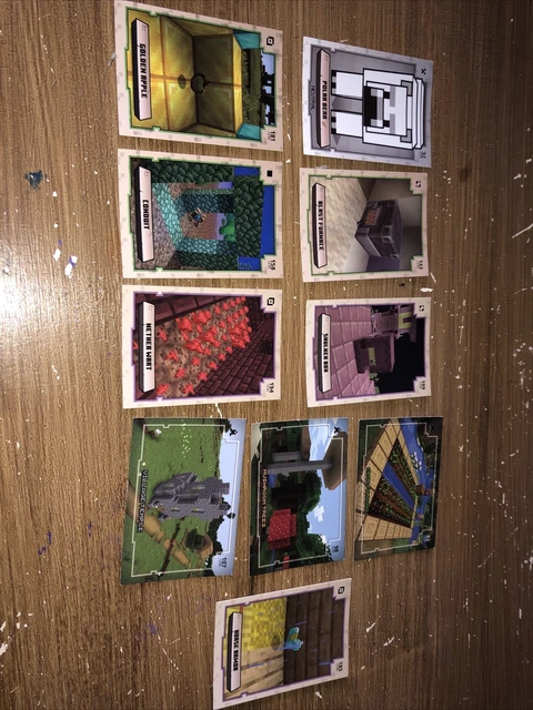 CARTES PANINI - Minecraft Trading Cards Adventure 2020 Lot De 10 Cartes ...