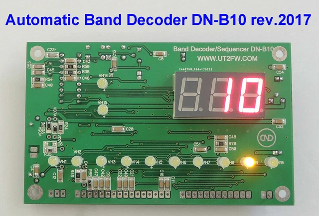 BAND DECODER SEQUENCER DN-B10 HF Amplifier LDMOS BLF188 VRF2933 BLF578 ...