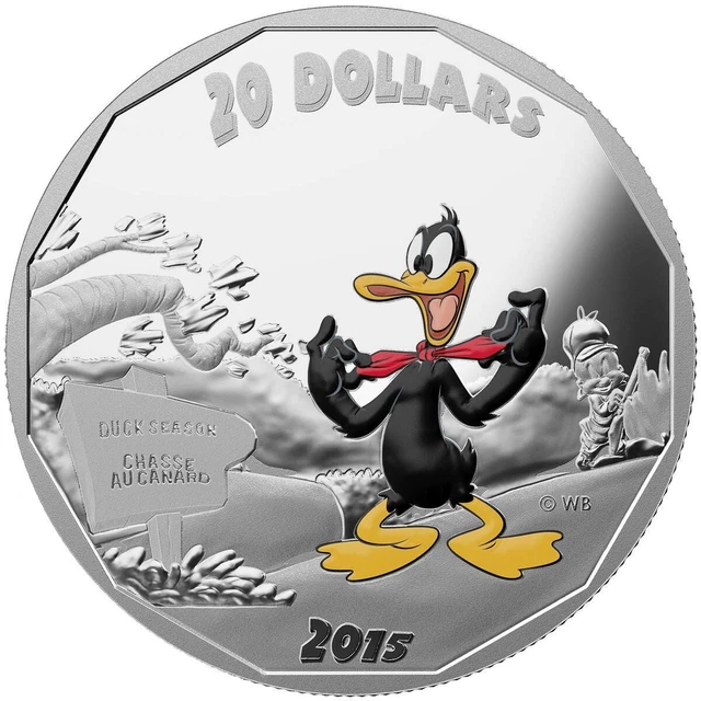 2015 CANADA $20 Looney Tunes: Daffy Duck - 1 oz Fine Silver Coin $108. ...