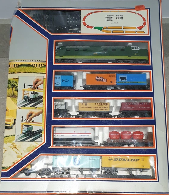 LIMA DELTIC DIESEL D9003 'Meld' Freight Locomotive Set In Excellent ...