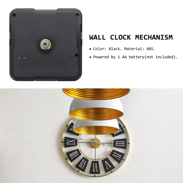 QUARTZ CLOCK MOVEMENT Mechanism Reusable General Professional Clock ...