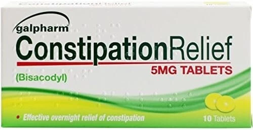 GALPHARM CONSTIPATION RELIEF Tablets 5mg Bisacodyl Laxative - EntroLax ...