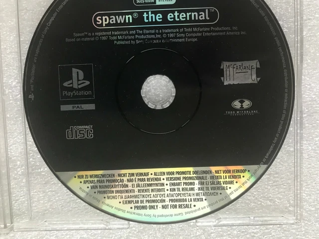 SPAWN THE ETERNAL PS1 PROMO Rare Sony PlayStation 1 Promotional UK PAL ...