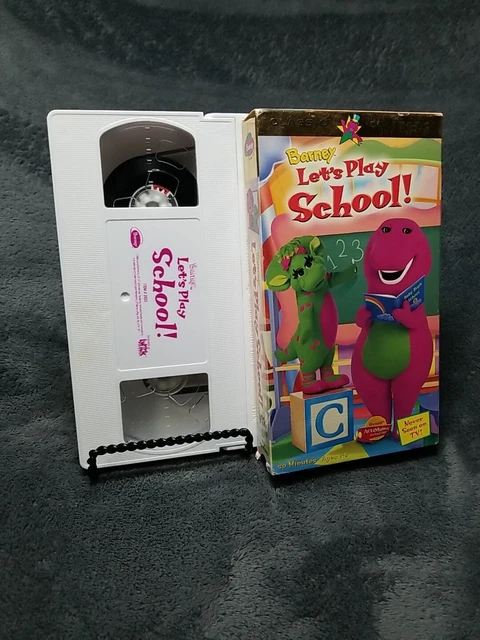 BARNEY - LET'S Play School! VHS 1999 CLASSIC COLLECTION CHILDREN'S ...