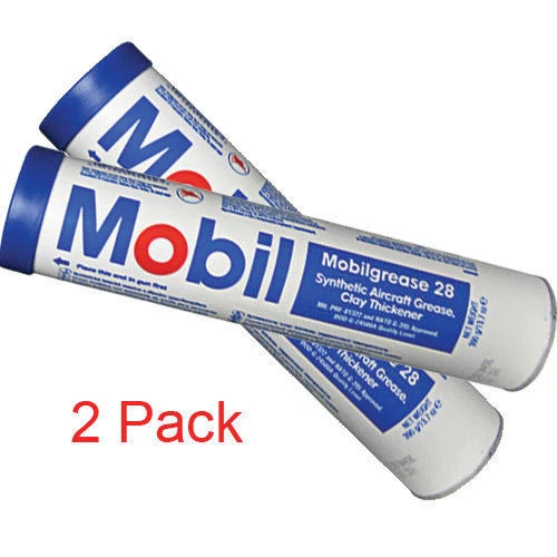 MOBIL 28 SYNTHETIC Aircraft Grease - 14.0 Oz - 2 Pack £46.38 - PicClick UK