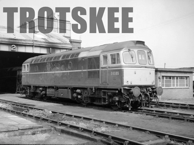 35MM NEGATIVE BR British Railway Diesel Loco Class 33 D6595 c1966 £3.99 ...