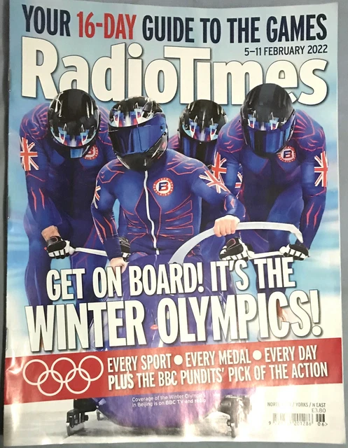 RADIO TIMES TV WINTER OLYMPICS 16 Day Guide February 2022 Collectable ...