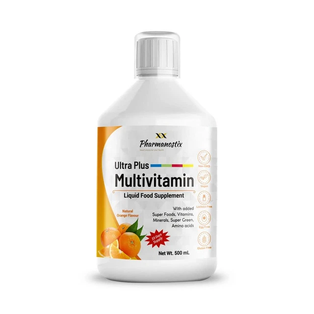 ULTRA MULTIVITAMIN LIQUID 500 mL 51 Active Ingredients Advanced Vitamin ...