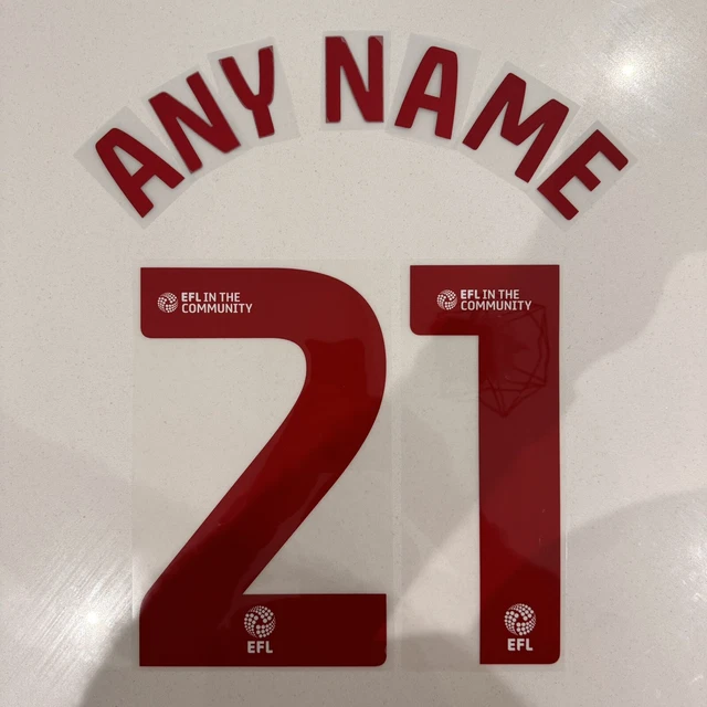 QPR | EFL Sky Bet Championship 2024/25 Home Shirt Name & Number Set ...
