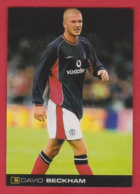 DAVID BECKHAM MANCHESTER United & England Vintage Football Sticker £10. ...