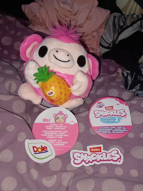 SNACKLES SERIES 2 Monkey, Dole Pineapple & stickers £11.87 - PicClick UK