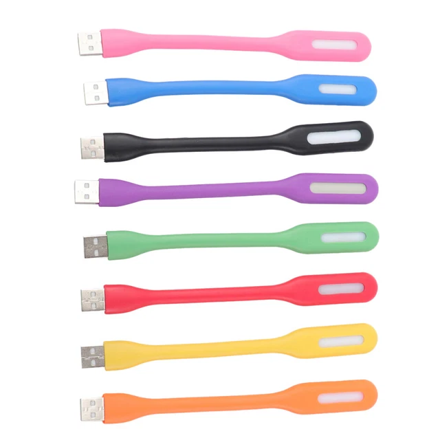 8 PCS LED Computer Night Light Keyboard Lamp Computer Usb Reading Lamp ...