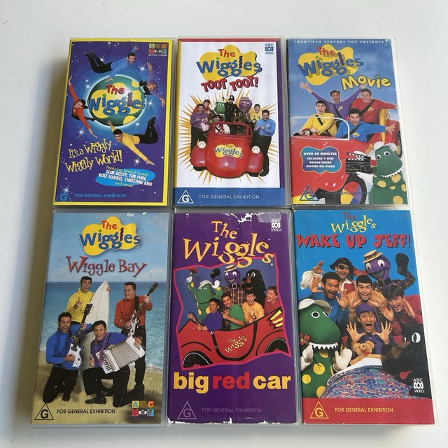 THE WIGGLES VHS Lot 6x RARE Original Cast - Movie Red Car Wiggle Bay ...