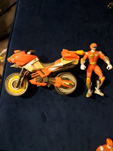 POWER RANGERS WILD Force Red Savage Cycle Motorcycle With Red Ranger £ ...