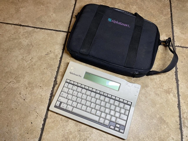 VINTAGE ALPHASMART PRO Portable Word Processor System Pc / Mac / IIGS ...