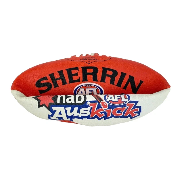 SHERRIN KANGAROO BRAND AFL Ball - AFL Auskick Ball & Essendon 2021 ...