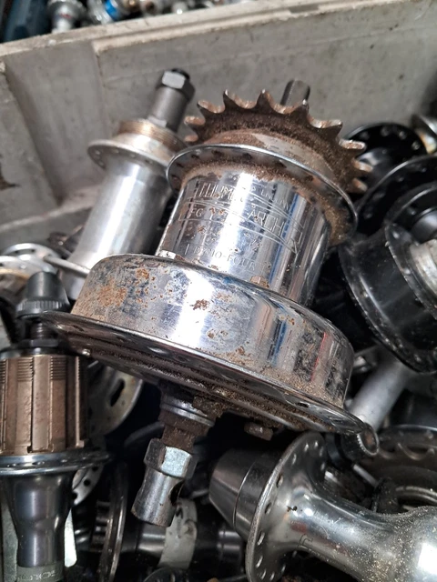 STURMEY ARCHER DYNOHUB Dyno-Four Rear Hub Dated 1958 36 Hole £20.00 ...